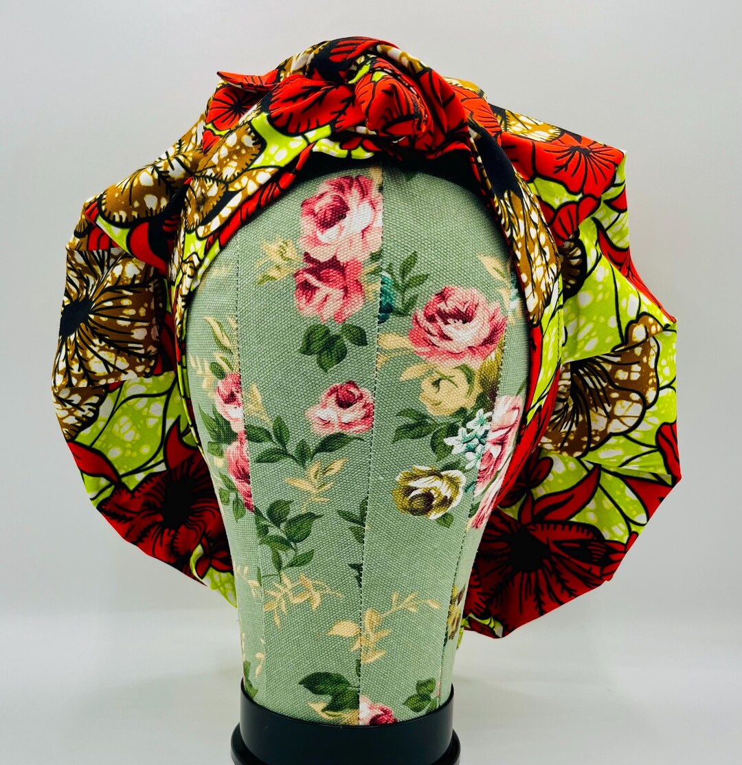 Kids Ankara Bonnet | Satin Lined African Print Hair Cap - Etsy