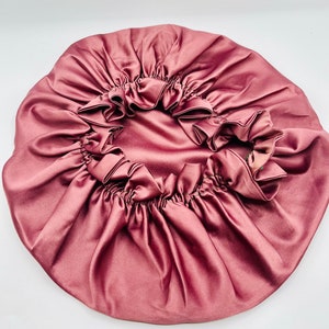 Jumbo Silk Bonnet Cap, Double-sided Colored Bonnet, Authentic Silk ...