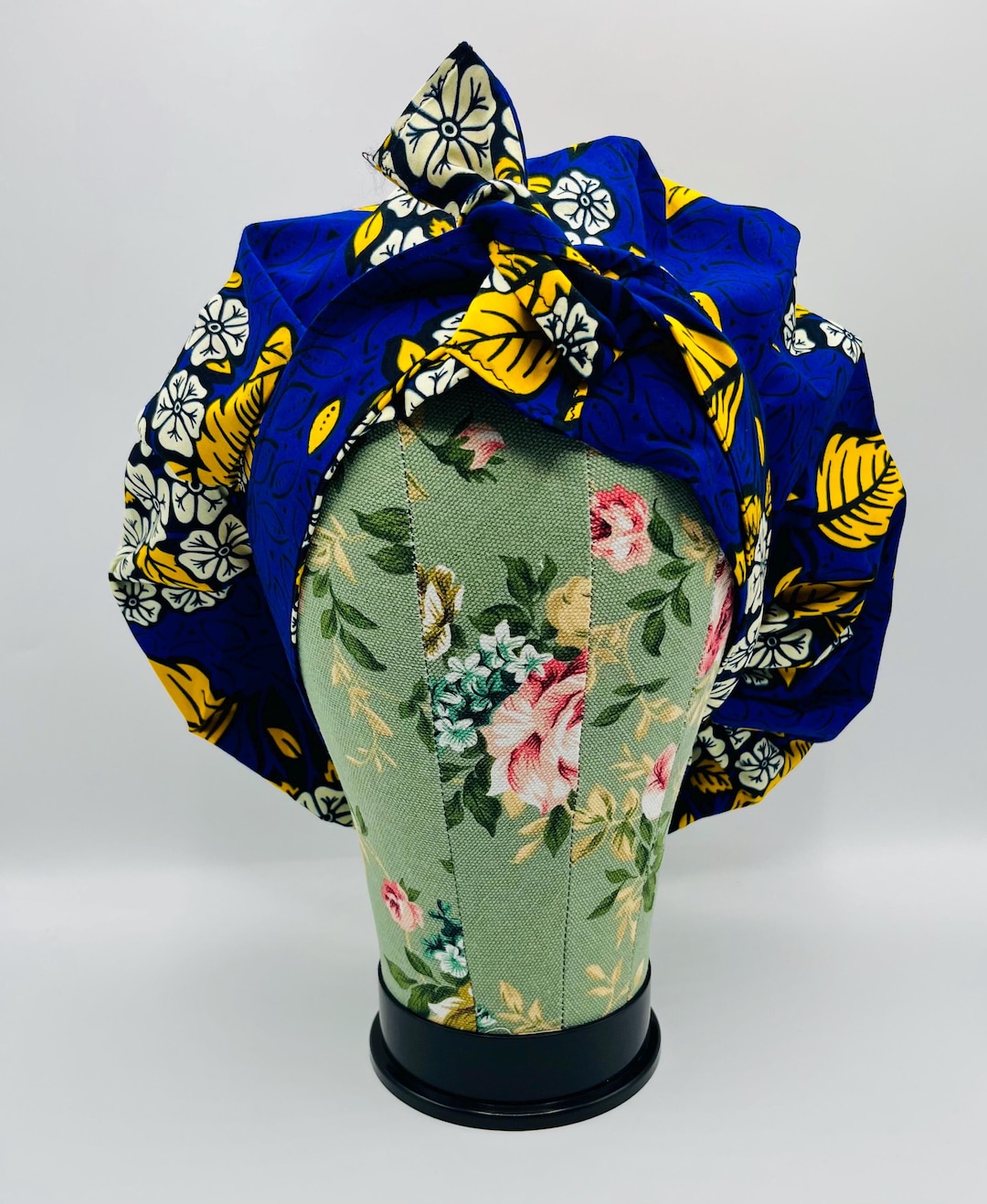 Ankara Kids Tie Bonnet: Satin-lined Childrens African Headwrap Turban ...