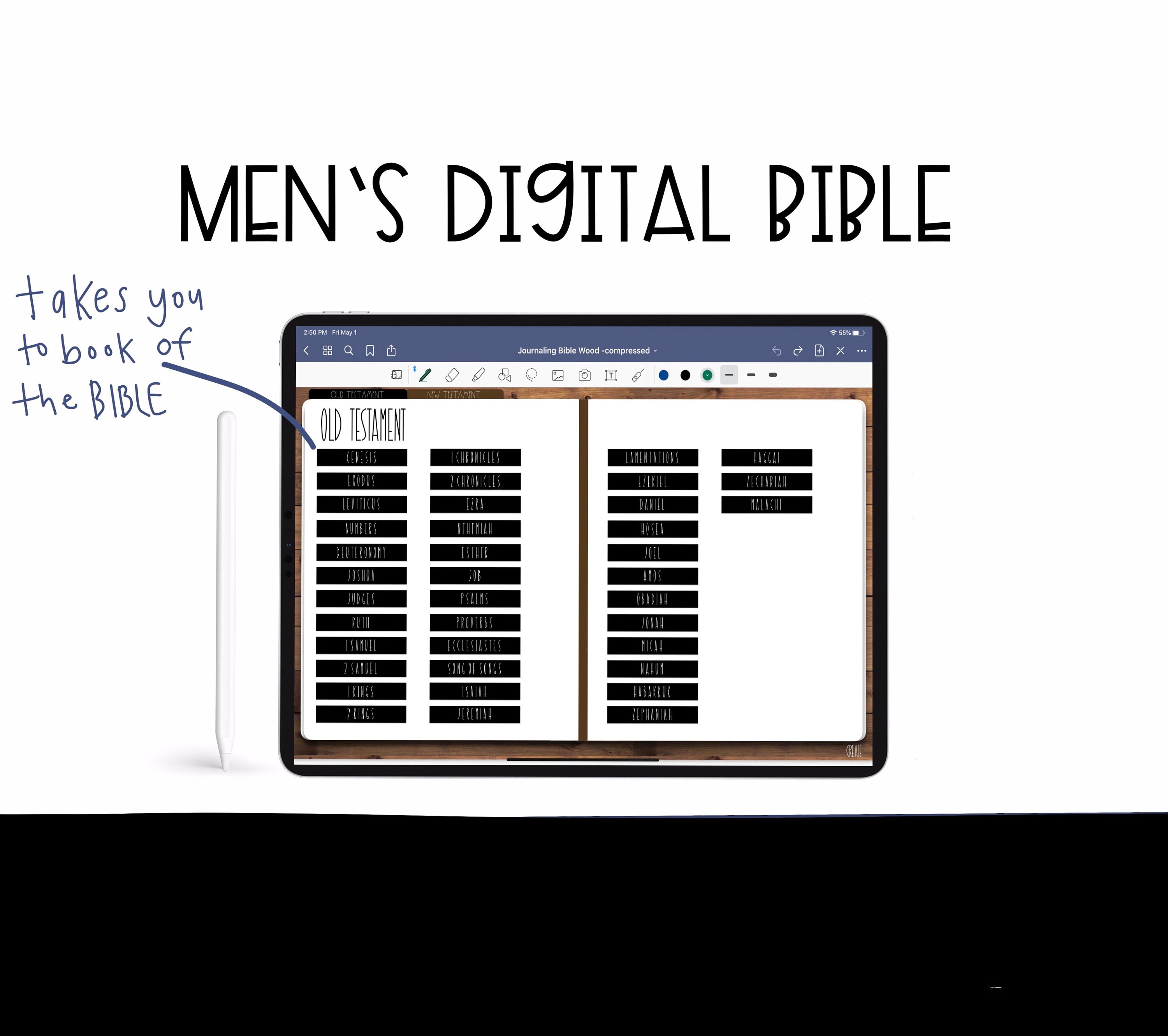 Men's Digital Journaling Bible Goodnotes 5 for Men - Etsy