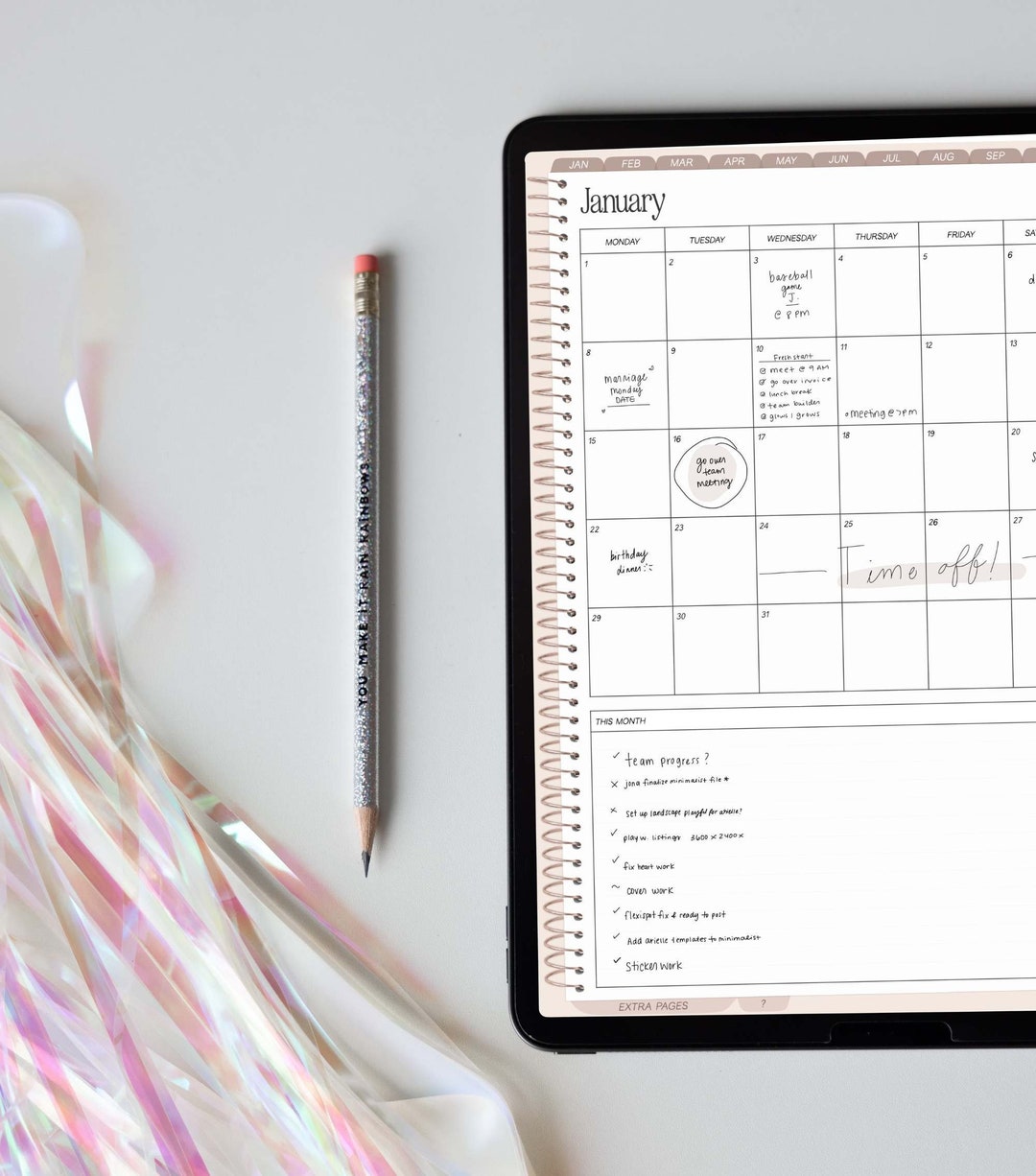 2024 Everything Portrait Planner 2024 Planner 2024 Digital Planner 2024 ...