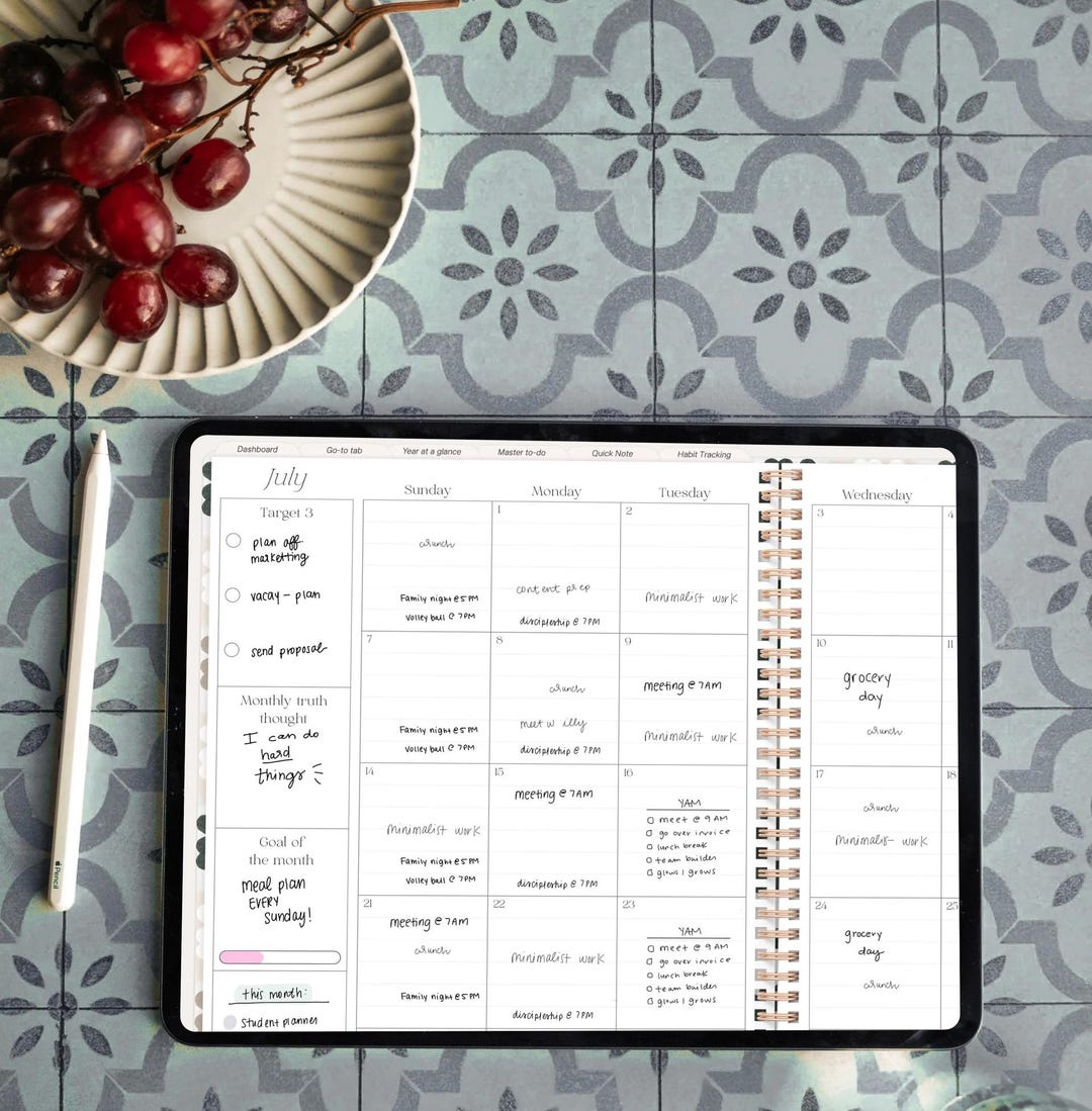2024-2025 Spiral Life Planner 2024-2025 Planner 2024-2025 Digital ...