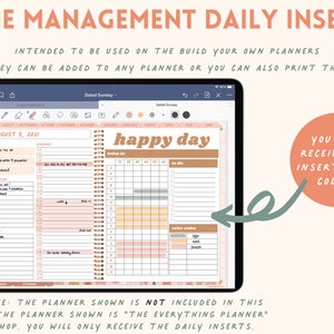 Time Management Inserts for Digital Planning | Time Management Inserts ...