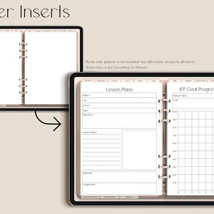 Teacher Inserts for Digital Planning | Digital Teacher Inserts for ...