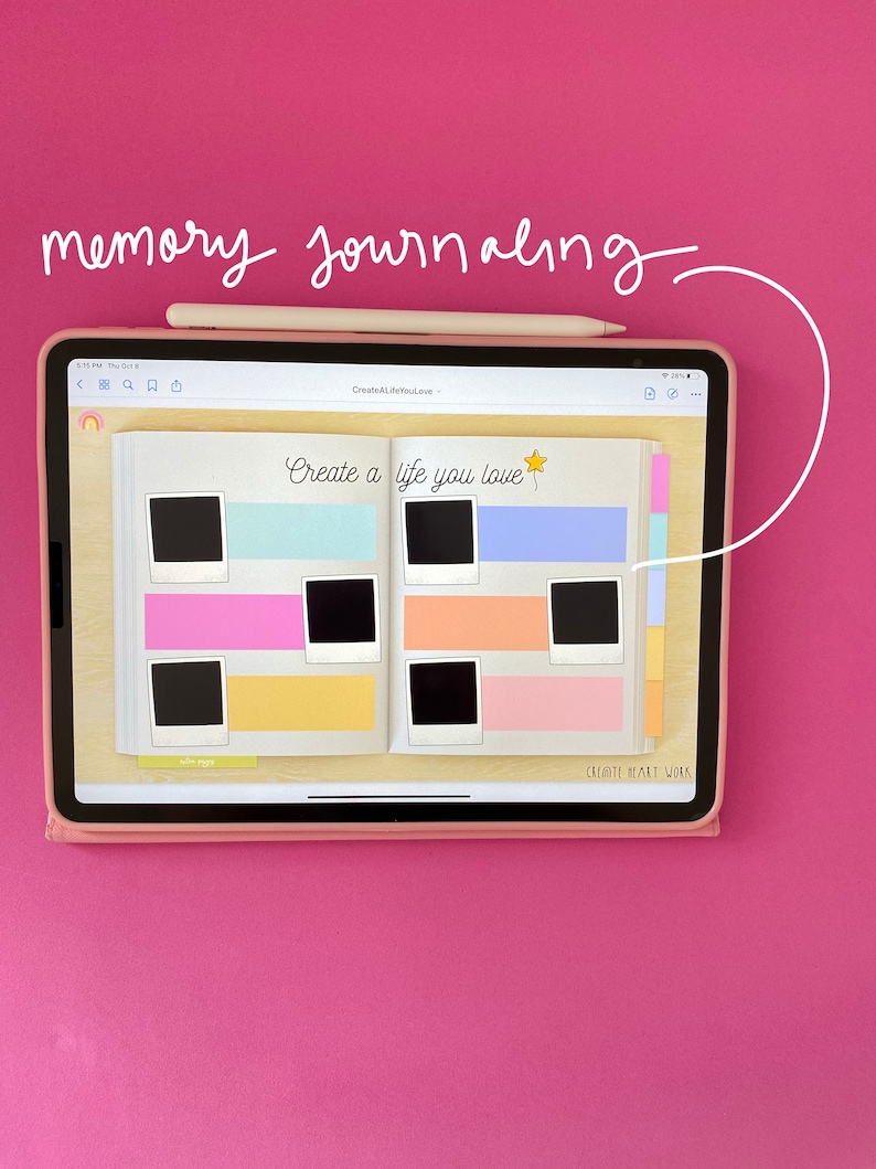 Digital Memory Keeper for Goodnotes 5 Digital Scrapbook | Etsy