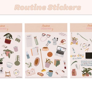 Daily Routine Sticker Pack for Digital Planning Digital Planner Daily ...