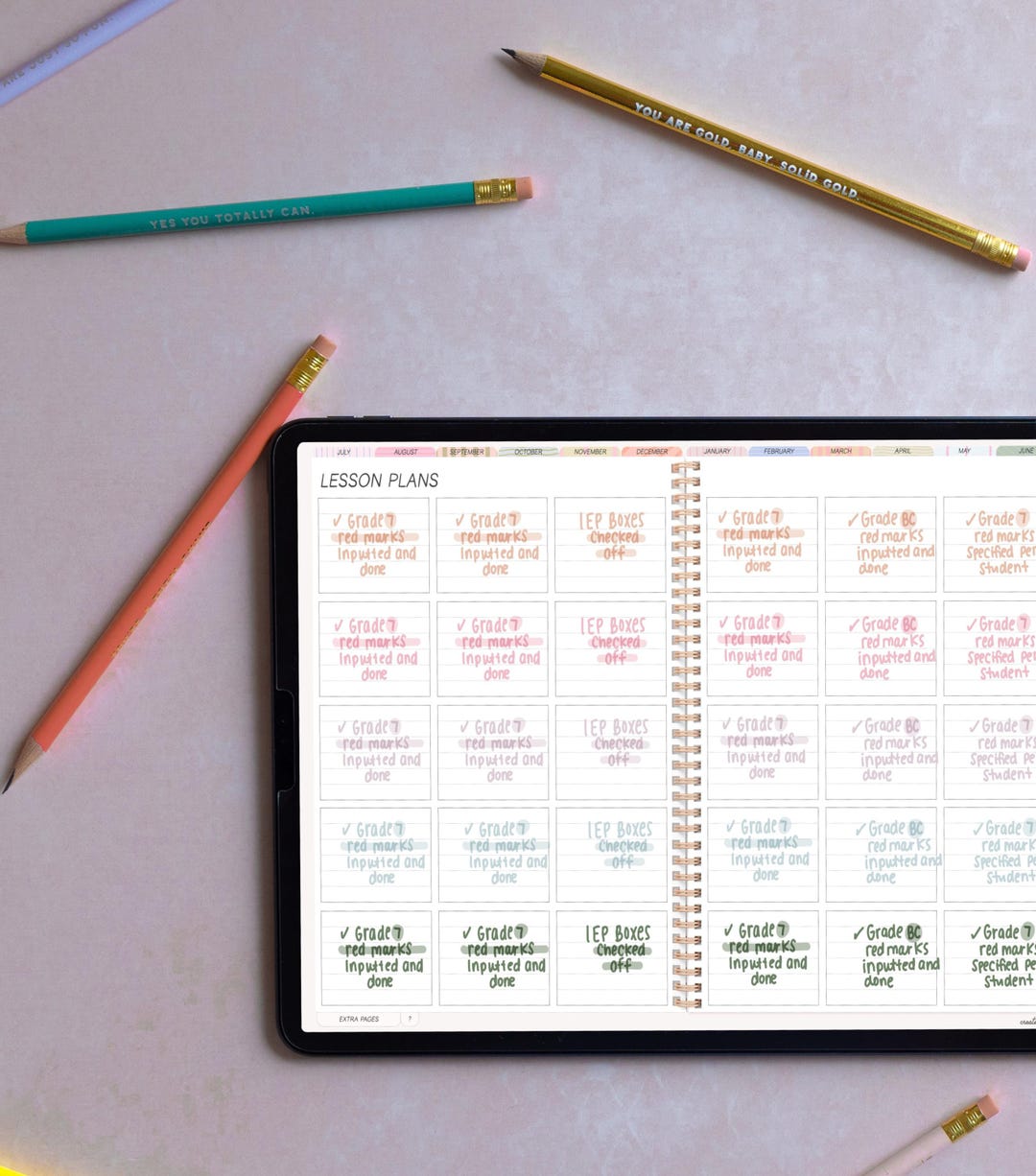 2024-2025 Teacher Planner 2024-2025 Planner 2024-2025 Digital Planner ...