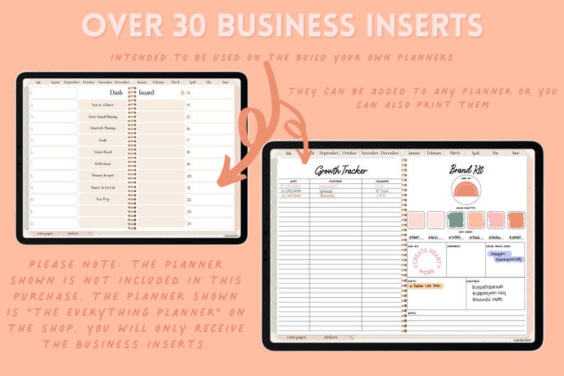 Business Inserts for Digital Planning Goodnotes 5 Business - Etsy