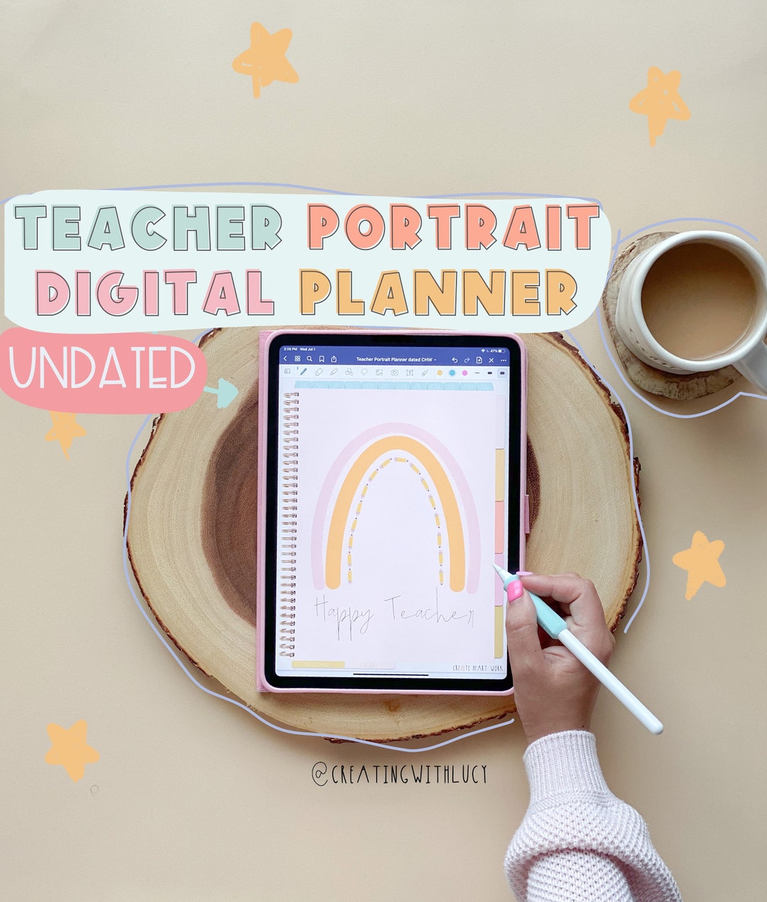 Teacher Digital Planner for Goodnotes Notability Noteshelf Xodo Planner ...