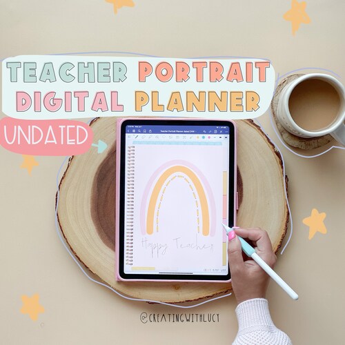 Digital Teacher Planner - Etsy