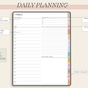 Undated Student Digital Planner Academic Planner Build - Etsy
