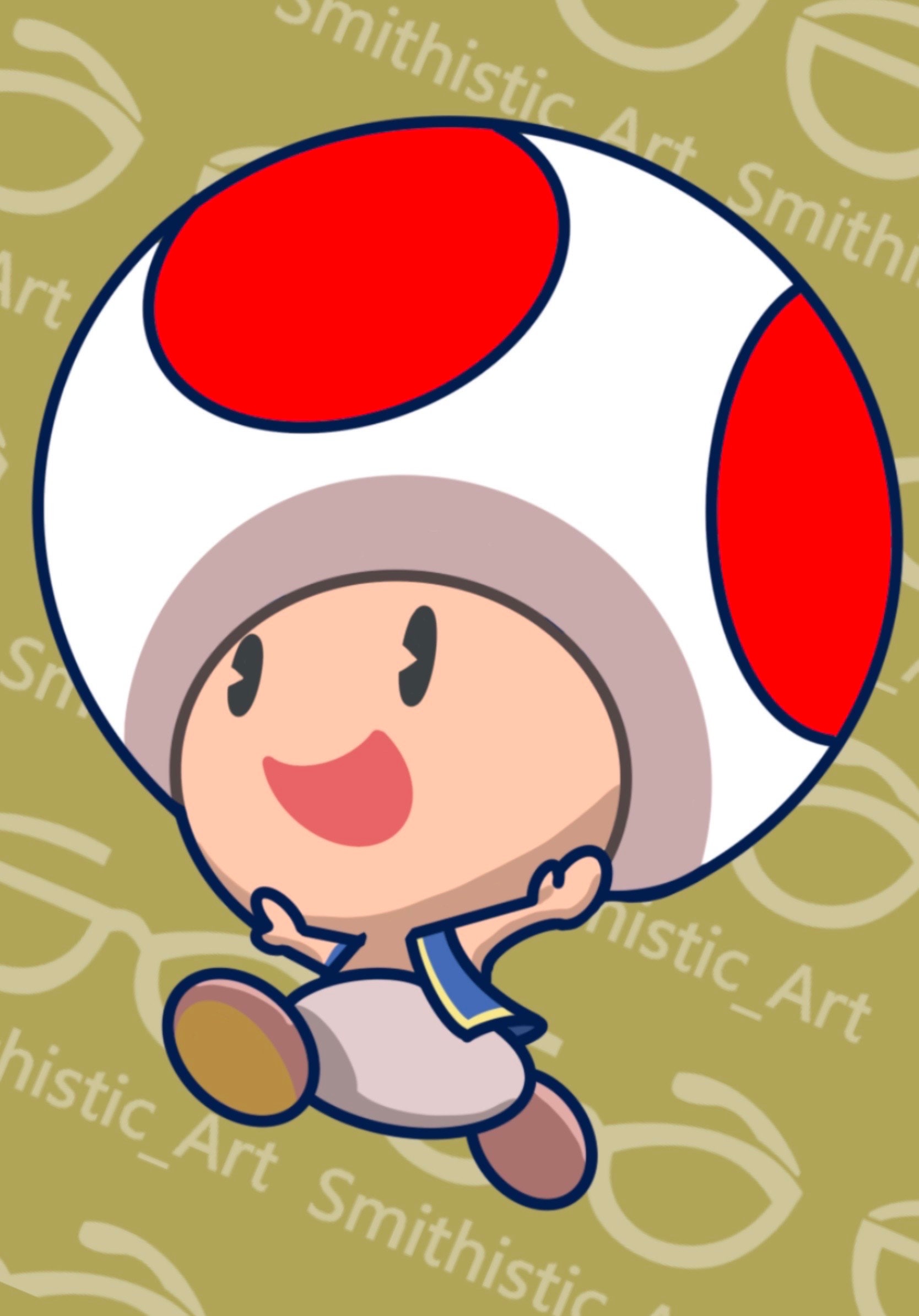 Toad Character Acrylic Smush Pin - Etsy