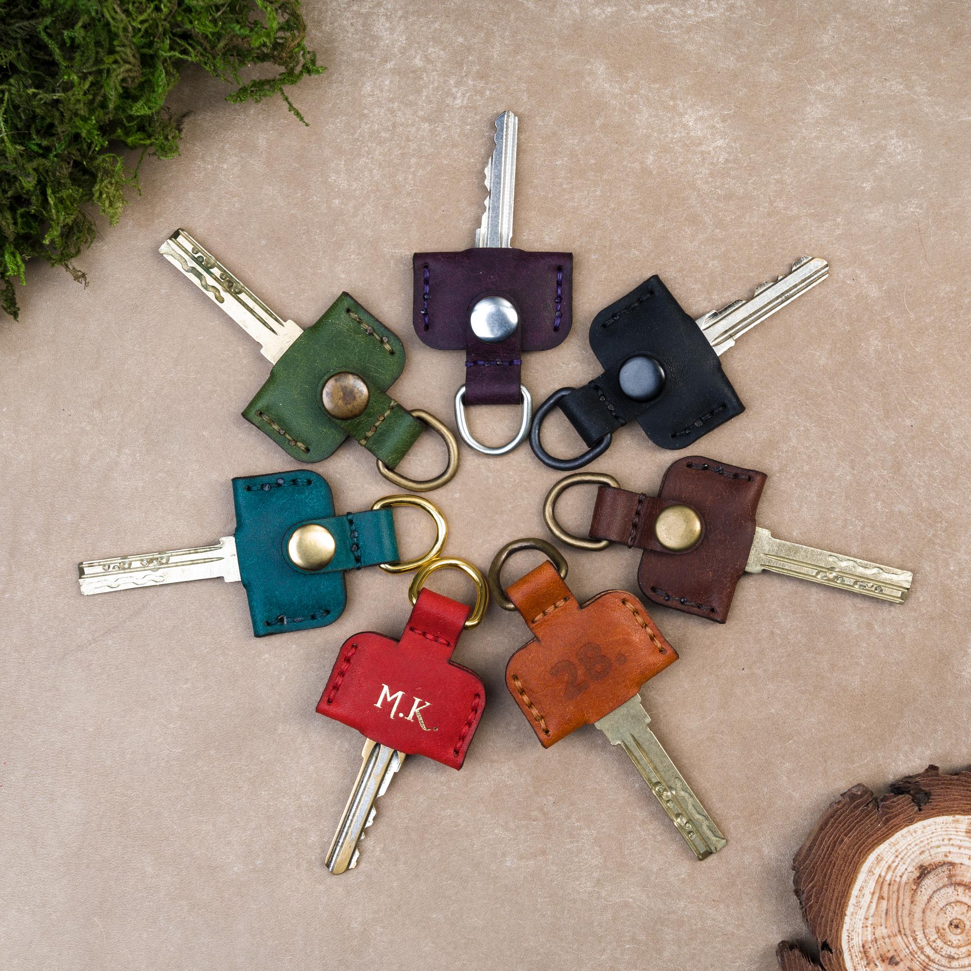 Leather Key Cover – Handmade Italian Key Cap Gift - Etsy