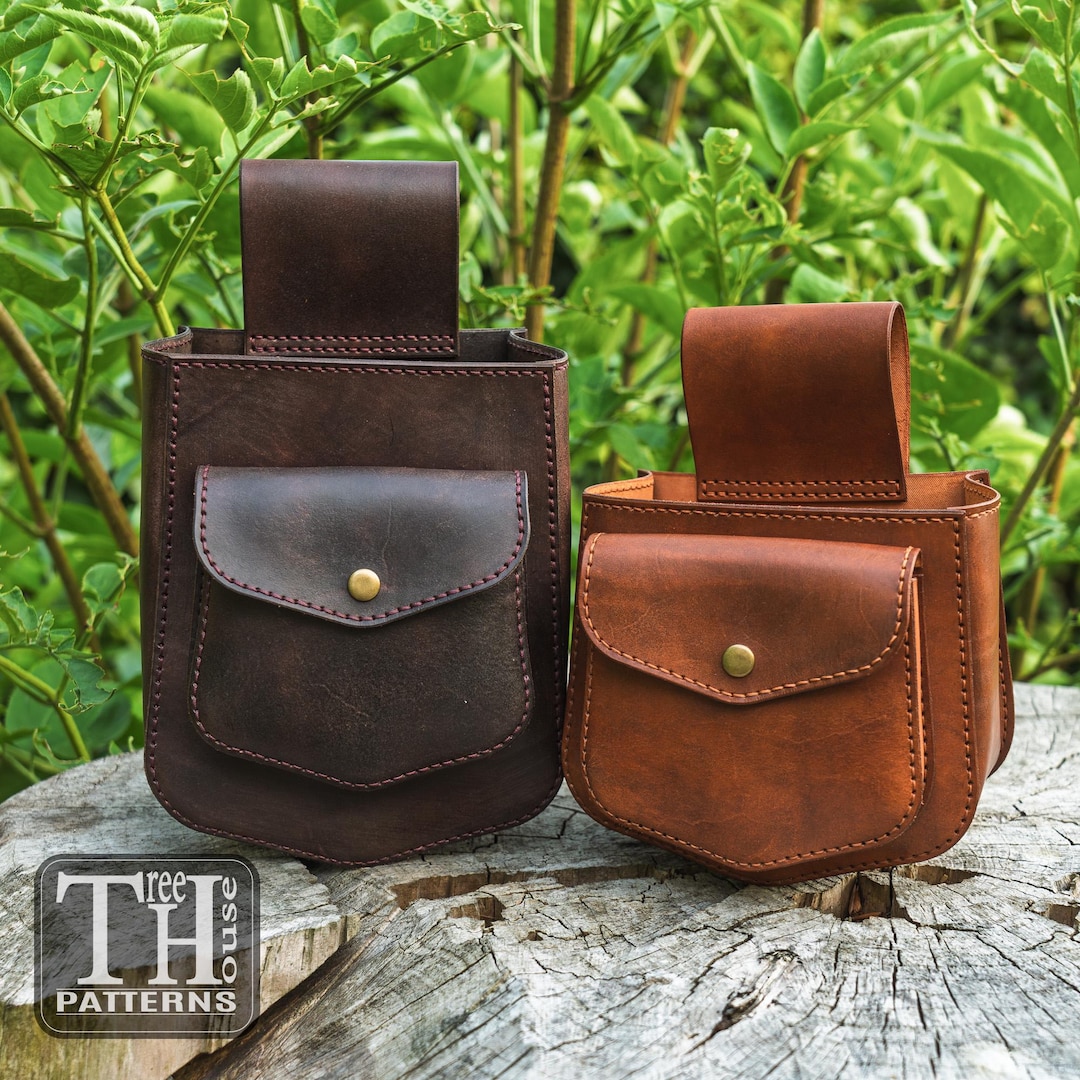 Handmade Full Grain Leather Shotgun Cartridge Pouch, Skeet Trap ...