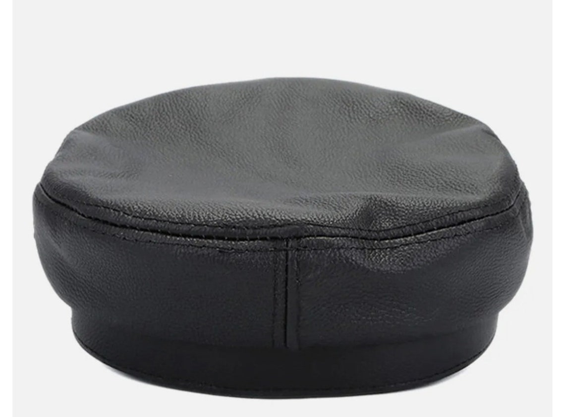 Leather Motorcycle Cap - Etsy