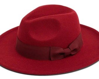 Red Fedora - Etsy