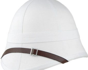 WWII Era Pith Helmet, Khaki Sun Helmet Military Safari Helmet, Salacot ...