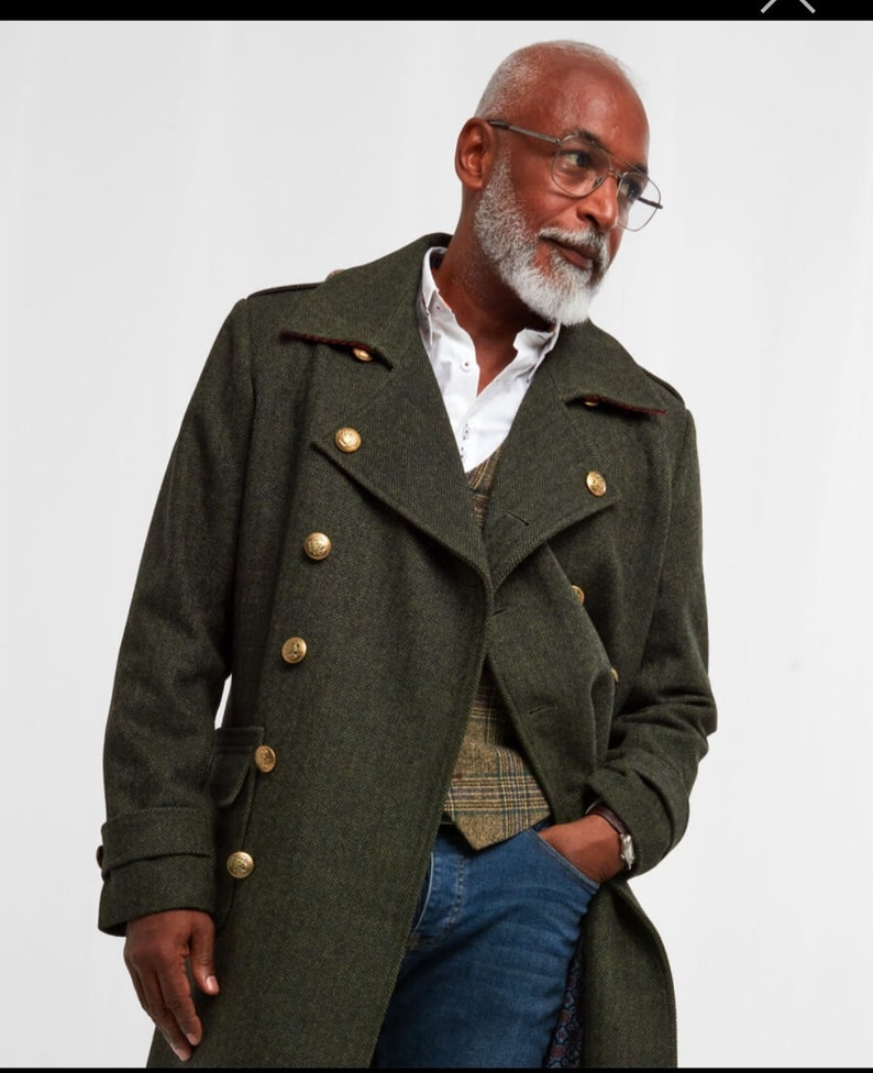 Vintage Style Military Coat - Etsy UK