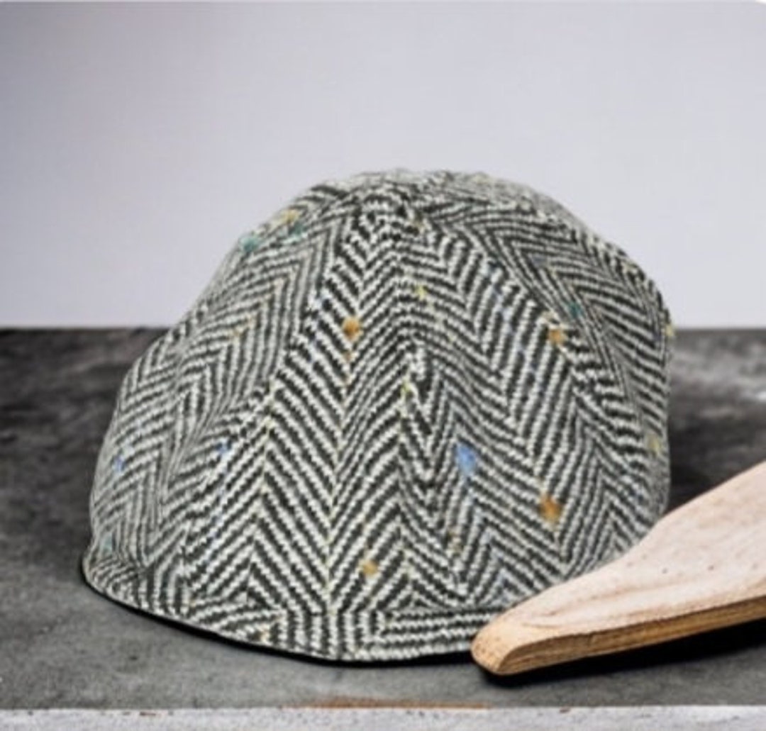 Herringbone Tweed Eight Panel Cap - Etsy