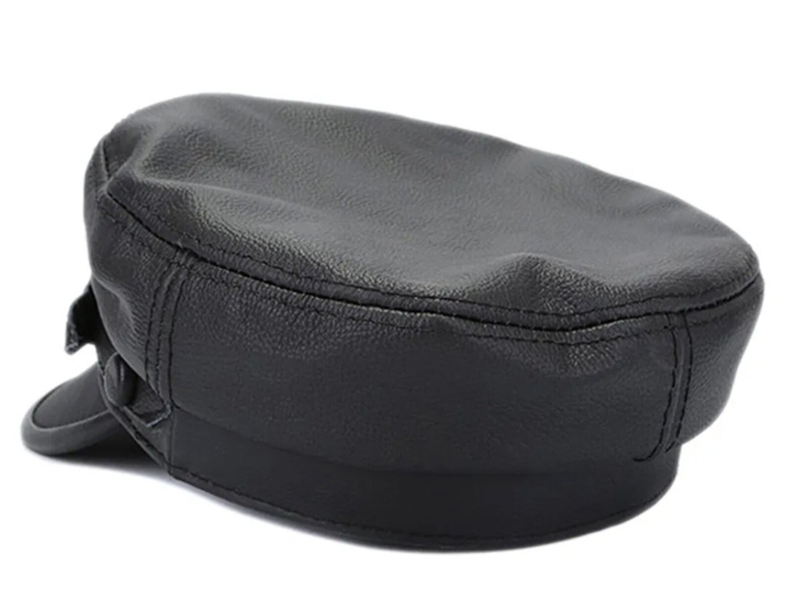 Leather Motorcycle Cap - Etsy