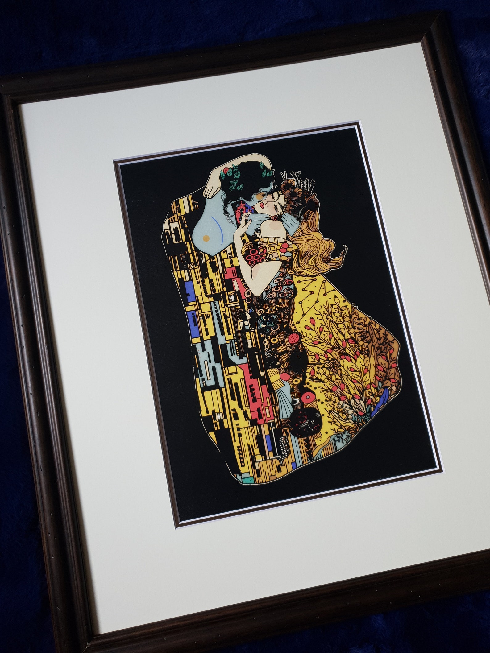 The Kiss Print - Etsy