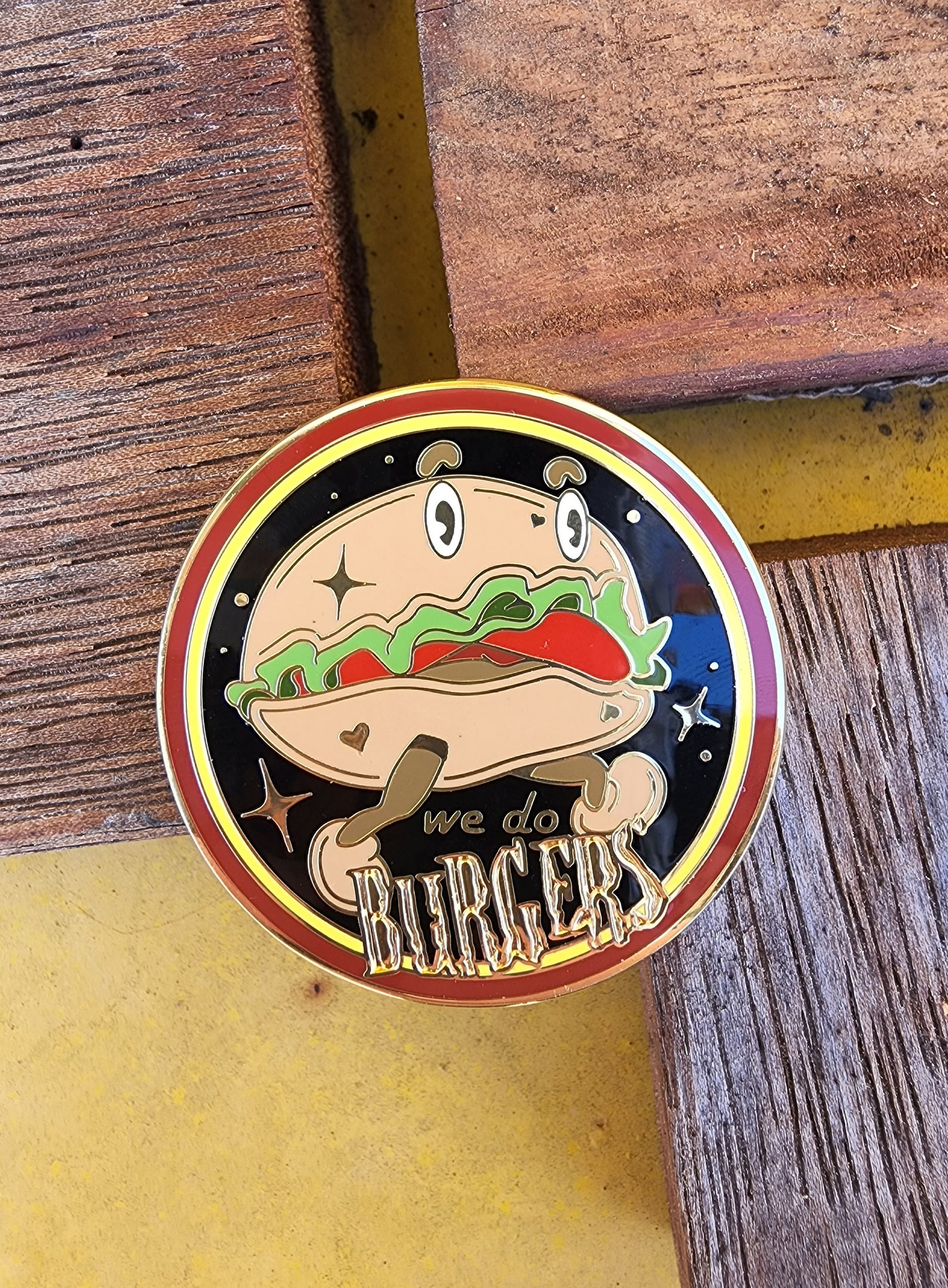 The Locked Tomb We Do Burgers Enamel Pin - Etsy