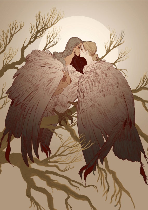 Harpy Wives Print | Etsy