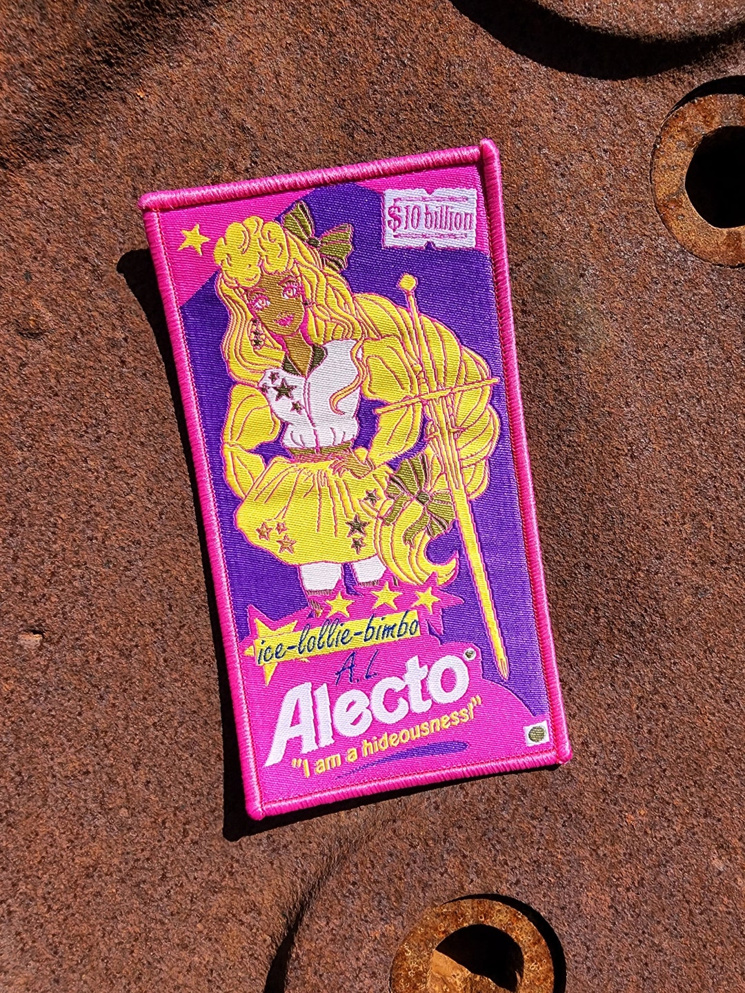 The Locked Tomb - Alecto Barbie Woven Patch - Etsy