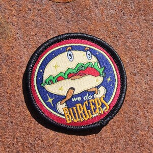 The Locked Tomb - We Do Burgers Woven Patch - Etsy