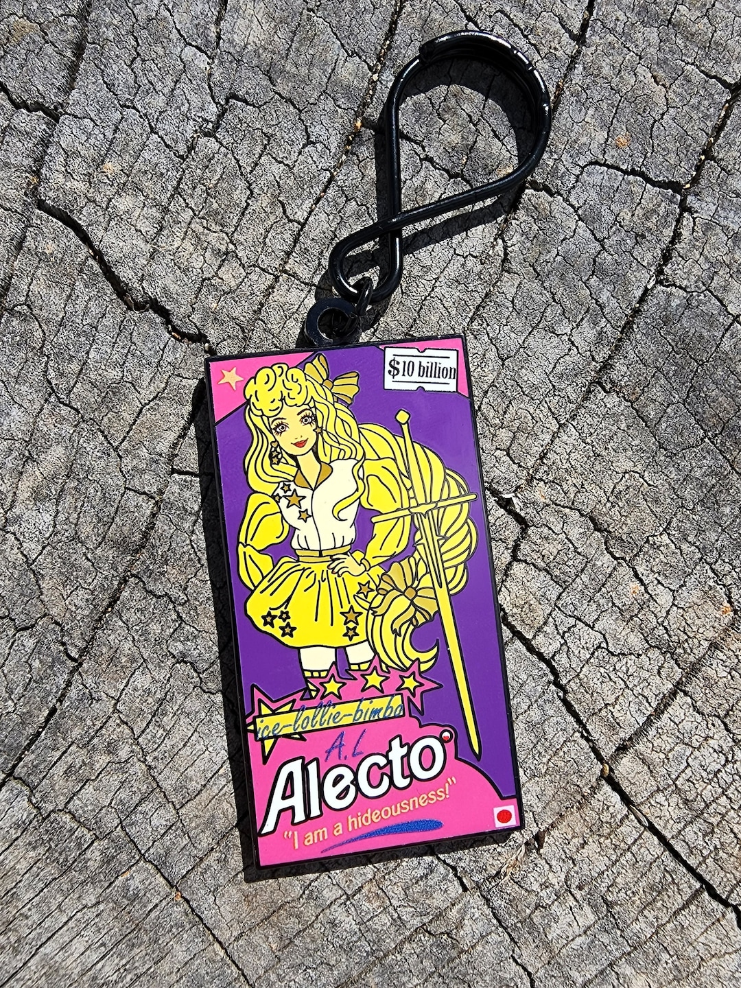 The Locked Tomb - Alecto Barbie Enamel Keychain - Etsy
