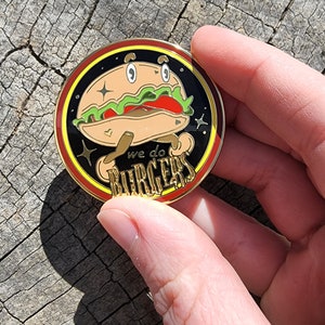 The Locked Tomb We Do Burgers Enamel Pin - Etsy