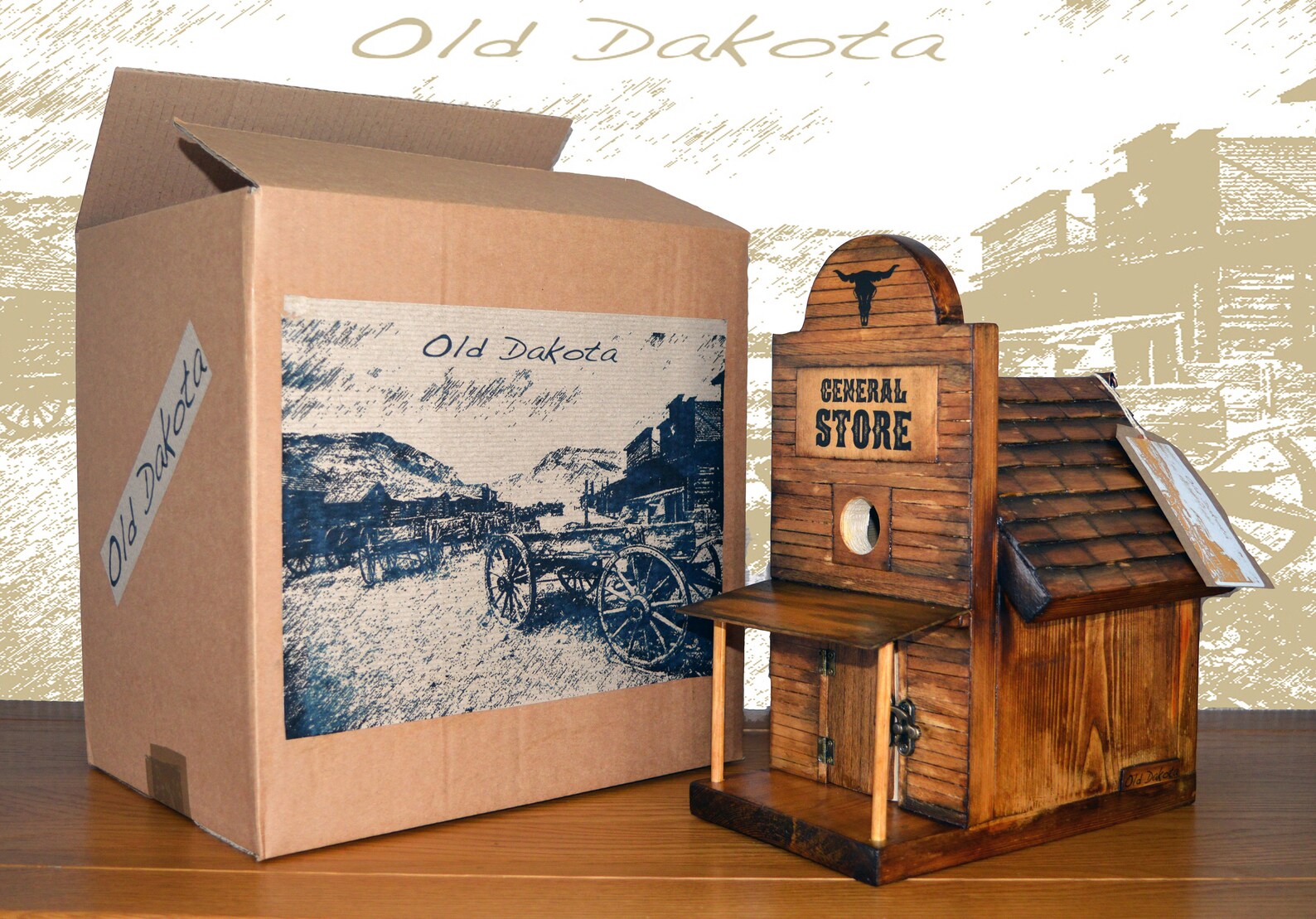 Western Style Americana Birdhouse By Old Dakota. General | Etsy