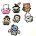 Perler Beads Set of 7 Wizard of Oz Magnets - Etsy