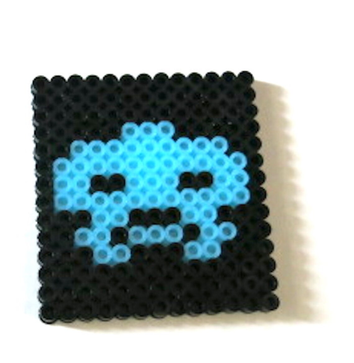 Perler Beads Set of 6 Glow in the Dark Space Invaders Coasters - Etsy