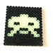 Perler Beads Set of 6 Glow in the Dark Space Invaders Coasters - Etsy