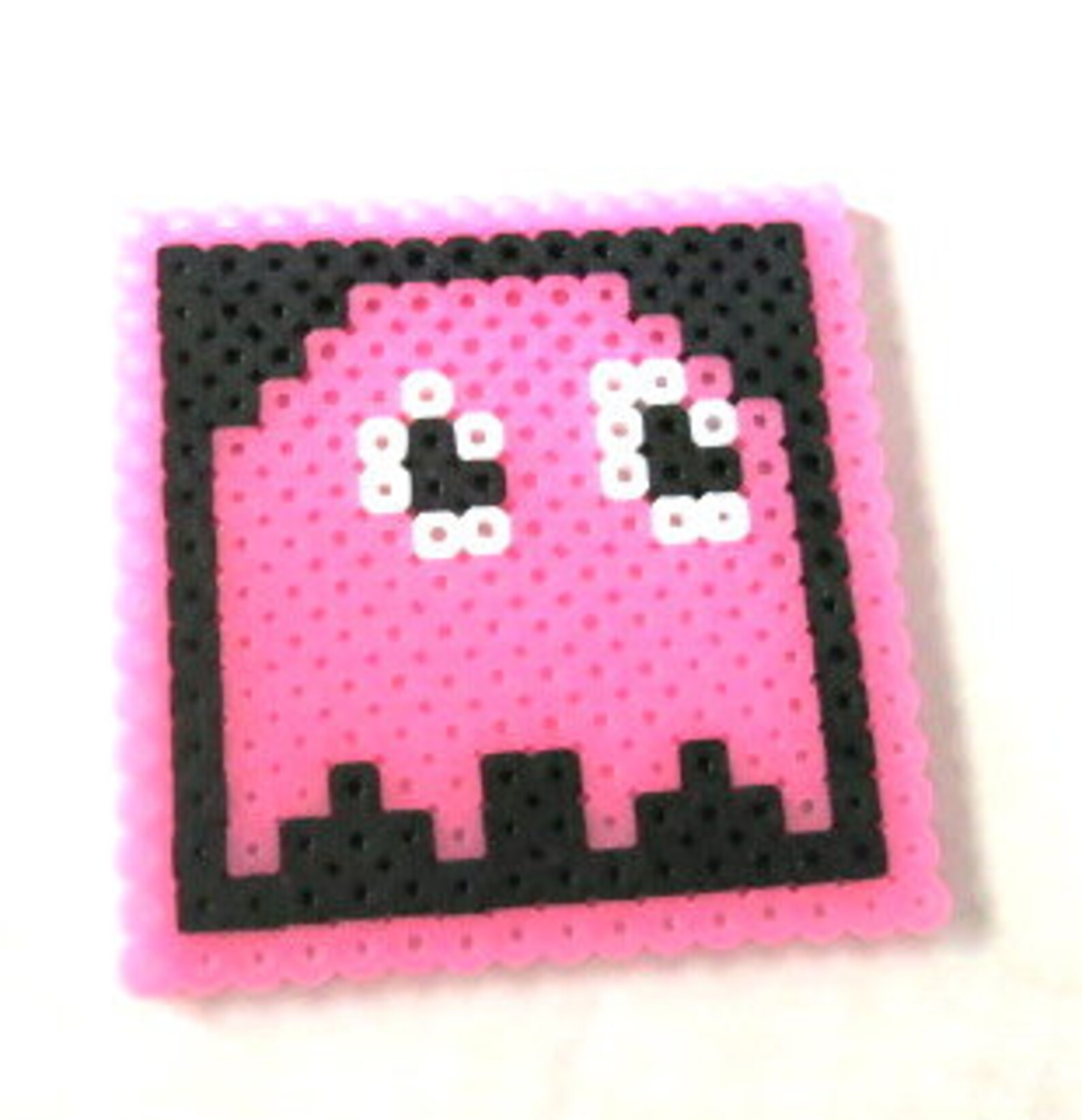 Perler Beads Set of 4 Glow in the Dark Pac Man Coasters - Etsy