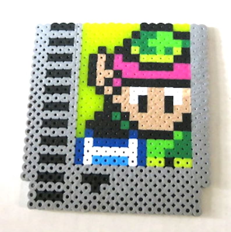 Perler Beads NES Retro Game Cartridge Coaster or Magnet - Etsy