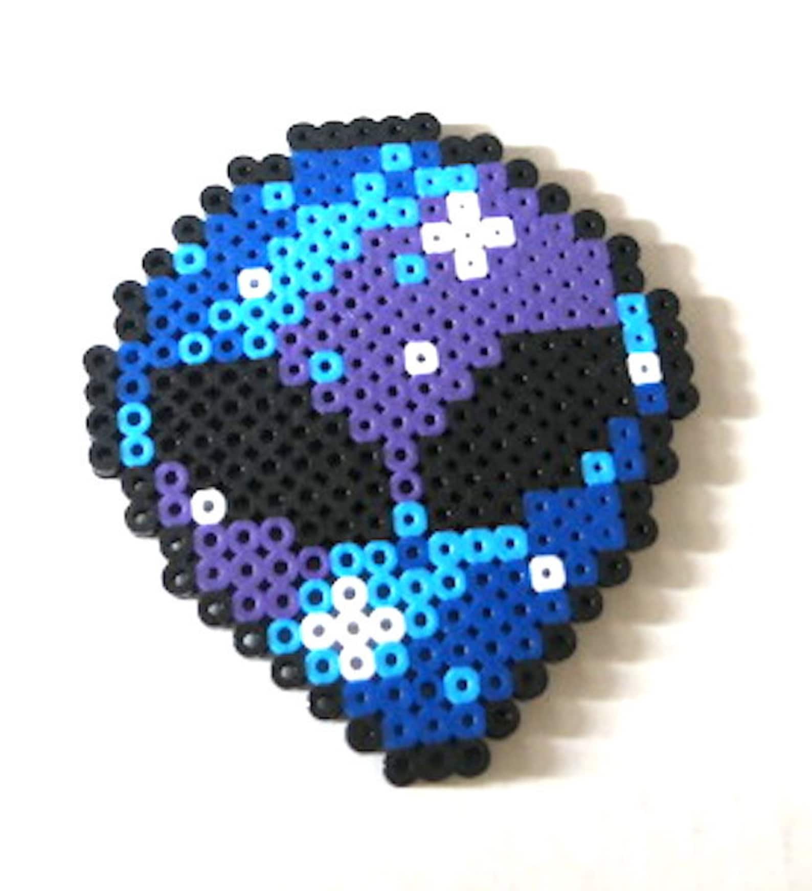 Perler Beads 3 Alien Heads Llavero o Imanes - Etsy España