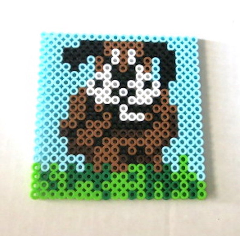 Retro Set of 4 Duck Hunt Perler Coasters - Etsy
