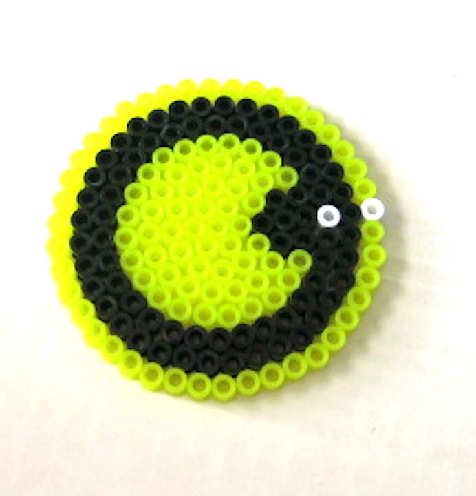 Perler Set of 5 Glow in the Dark Ghost Magnets or Casters - Etsy