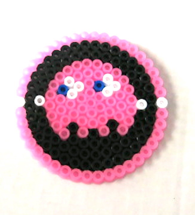 Perler Set of 5 Glow in the Dark Ghost Magnets or Casters - Etsy
