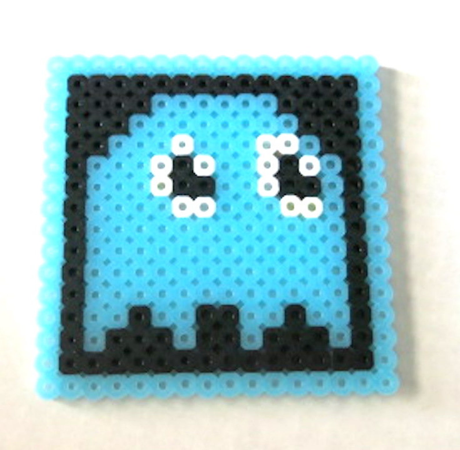 Perler Beads Set of 4 Glow in the Dark Pac Man Coasters - Etsy