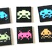 Perler Beads Set of 6 Glow in the Dark Space Invaders Coasters - Etsy