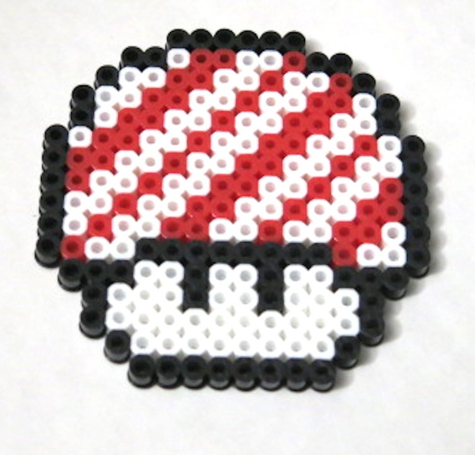Perler Beads Nintendo Mushroom Christmas Heads Ornaments - Etsy