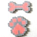 Perler Beads Paw Print or Dog Bone Magnet or Keychain - Etsy