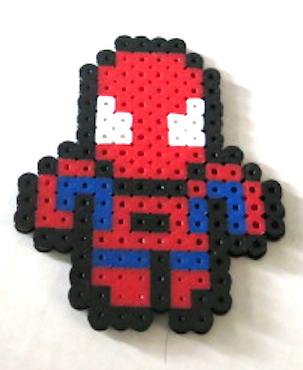 Perler Beads Superheros Avengers Magnets or Keychain - Etsy