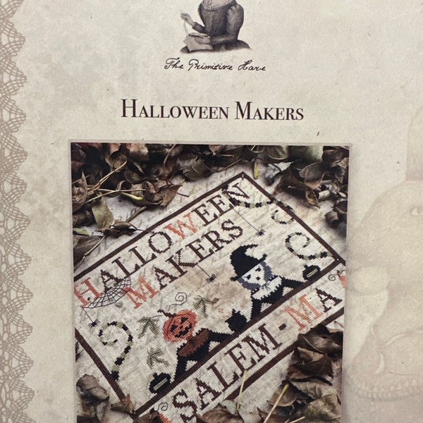 The Primitive Hare Cross Stitch - Etsy