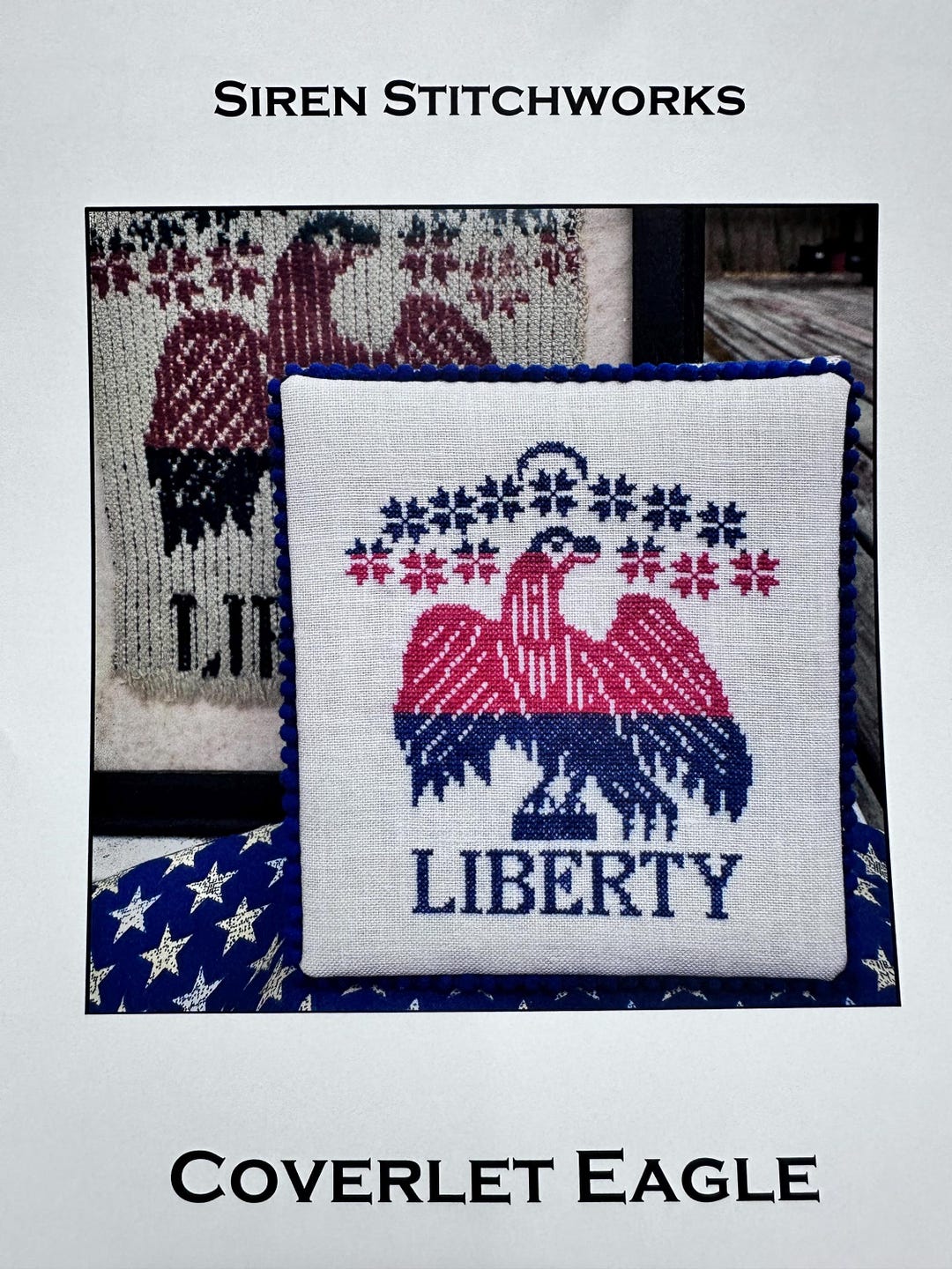 Siren Stitchworks Coverlet Eagle - Etsy