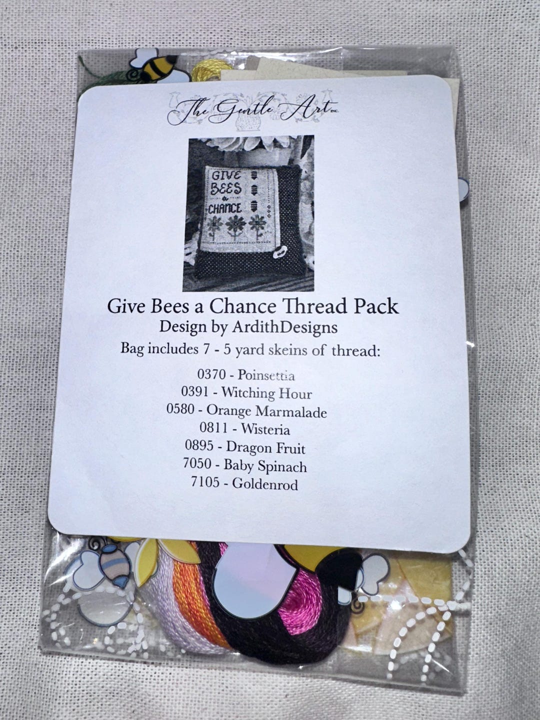 The Gentle Art Give Bees a Chance Thread Pack - Etsy
