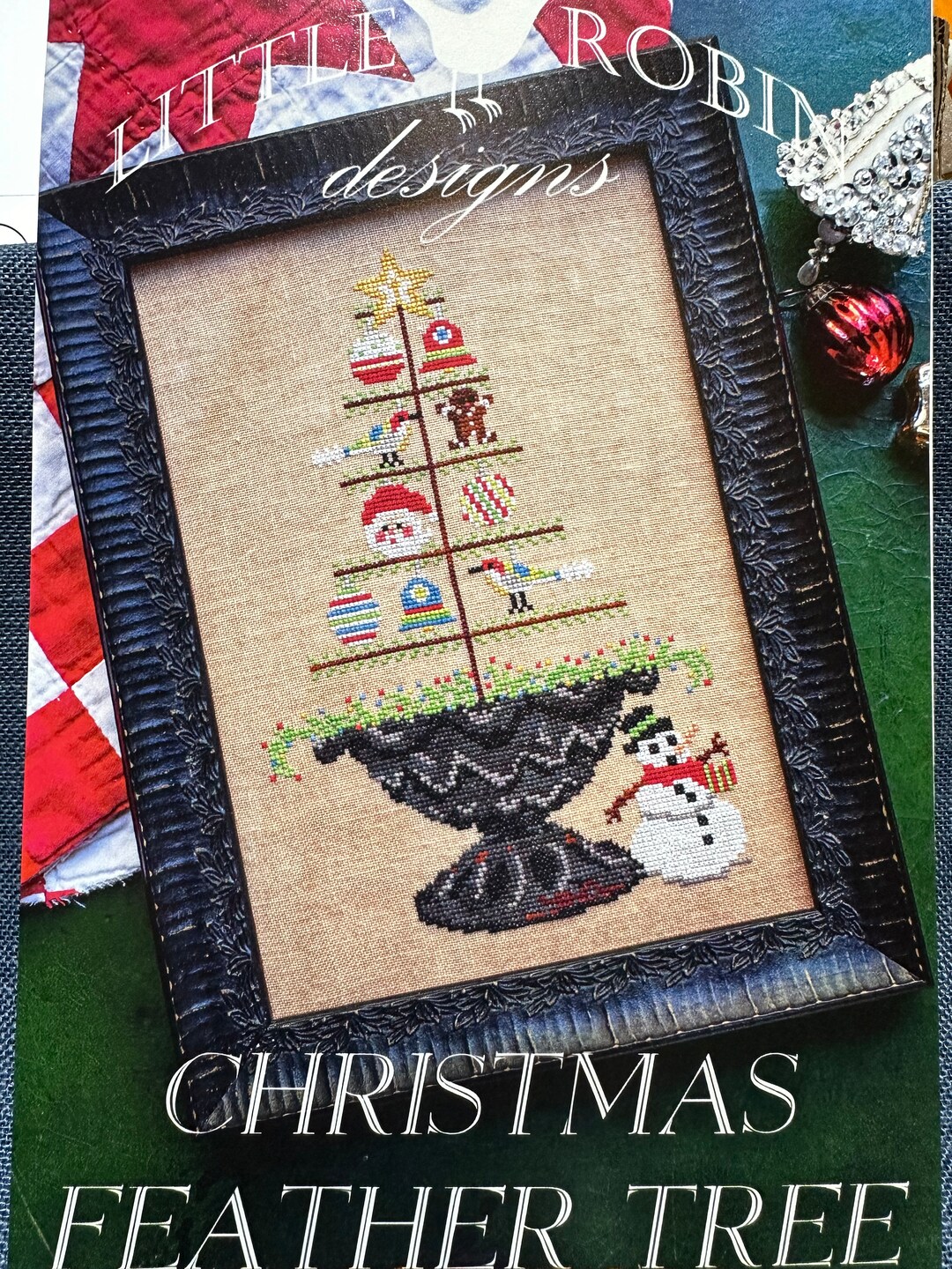 Little Robin Designs - Christmas Feather Tree - Etsy